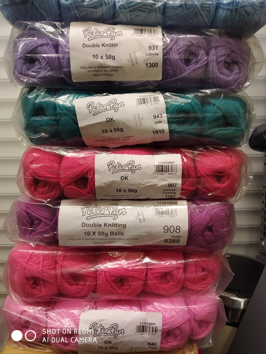 WENDY PETER PAN BABY DOUBLE KNITTING WOOL YARN 10X50g STAR LEMON SHADE ...