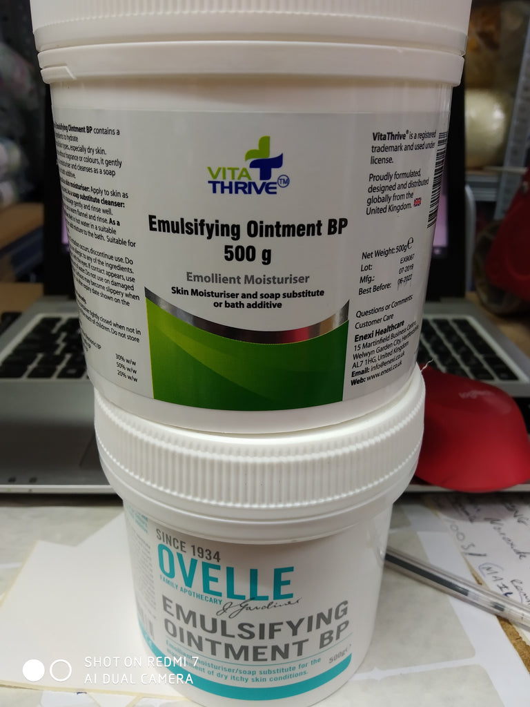 EMULSIFESS OINTMENT EMOLLIENT MOISTURISER 500G TUB NEW ECZEMA DRY SKIN ...